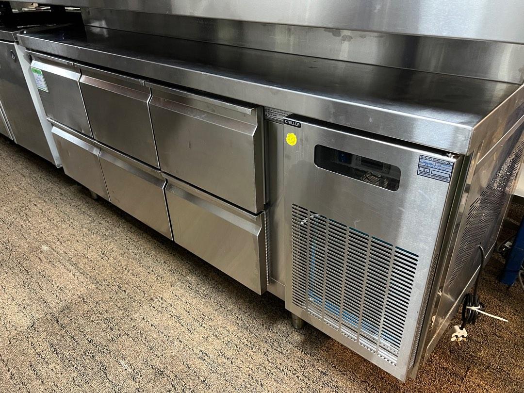 Berjaya 6 Drawers Counter Chiller with opening top/Salad Chiller, TV ...