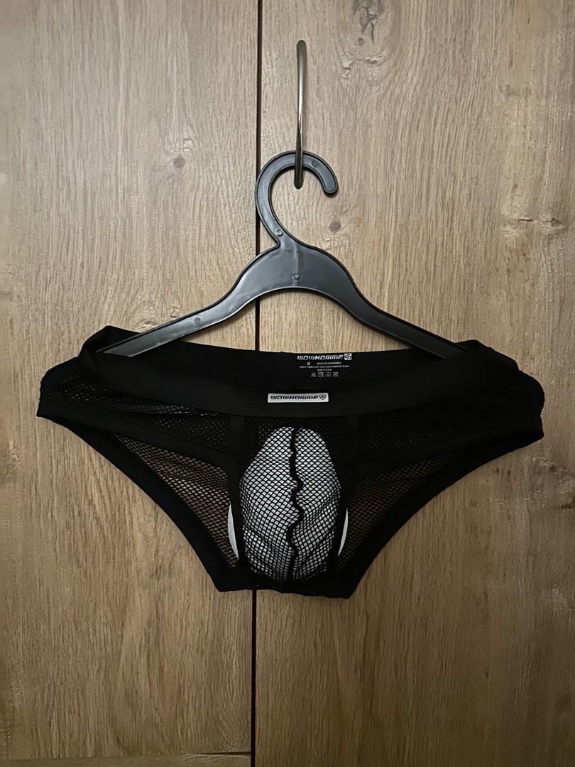Black translucent underwear, Men's Fashion, Bottoms, New Underwear on ...