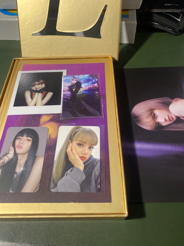 Blackpink Lisa Album (Gold), Hobbies & Toys, Memorabilia & Collectibles ...