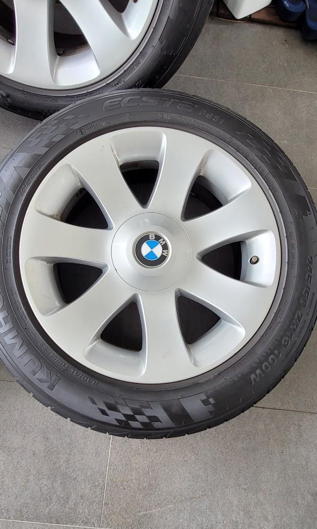 BMW E66 730 Original 18" inch Rims and tyres, Car Accessories, Tyres ...