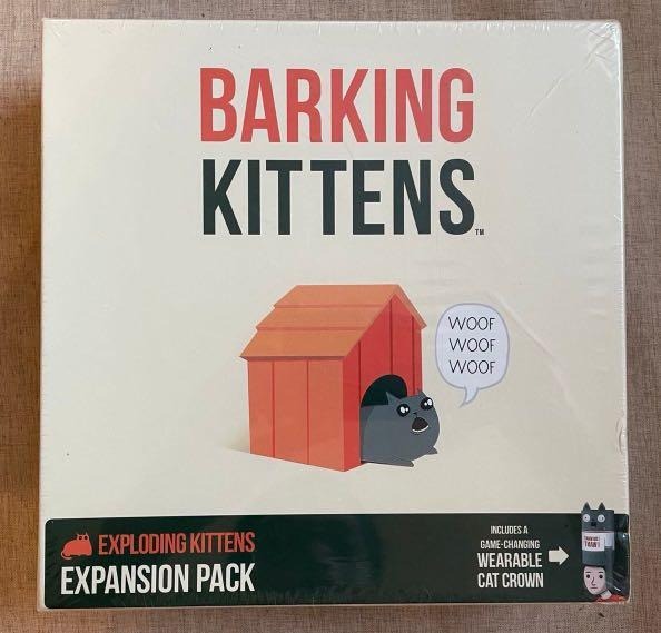Board Game Barking Kittens Expansion English Version (Brand New) 桌遊 汪汪貓 ...