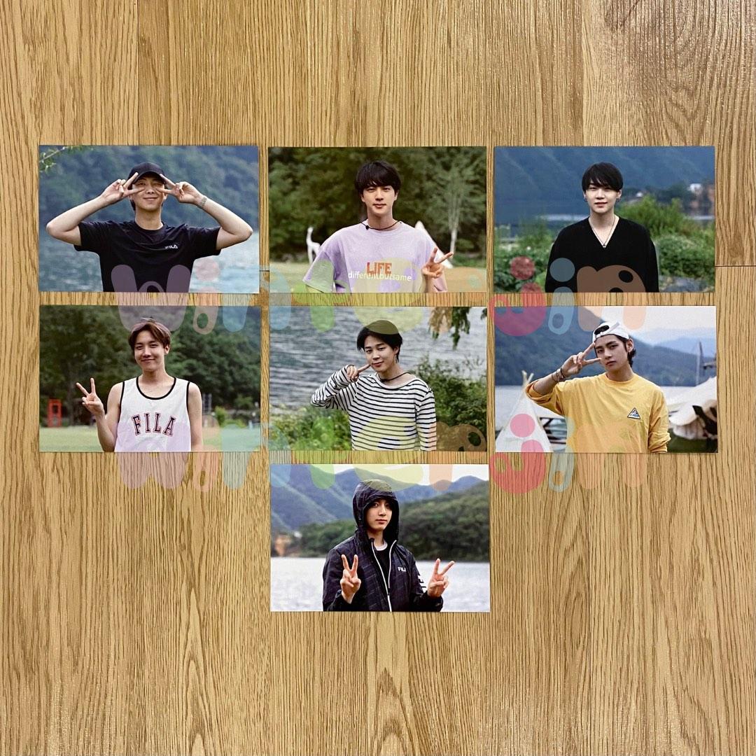 BTS IN THE SOOP 1 POSTCARD OFFICIAL RM NAMJOON JIN SEOKJIN SUGA YOONGI JHOPE HOSEOK JIMIN ...