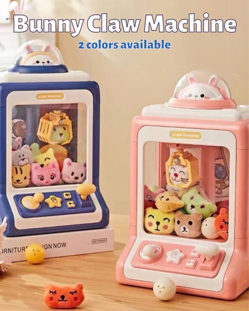 Bunny Claw Machine, Hobbies & Toys, Toys & Games on Carousell
