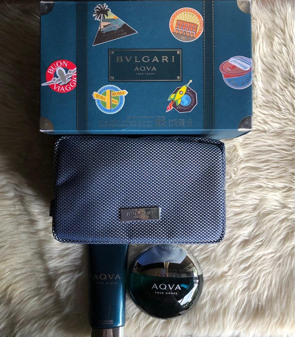 Bvlgari Aqva Pour Homme and Aqva Marine Set, Beauty & Personal Care ...