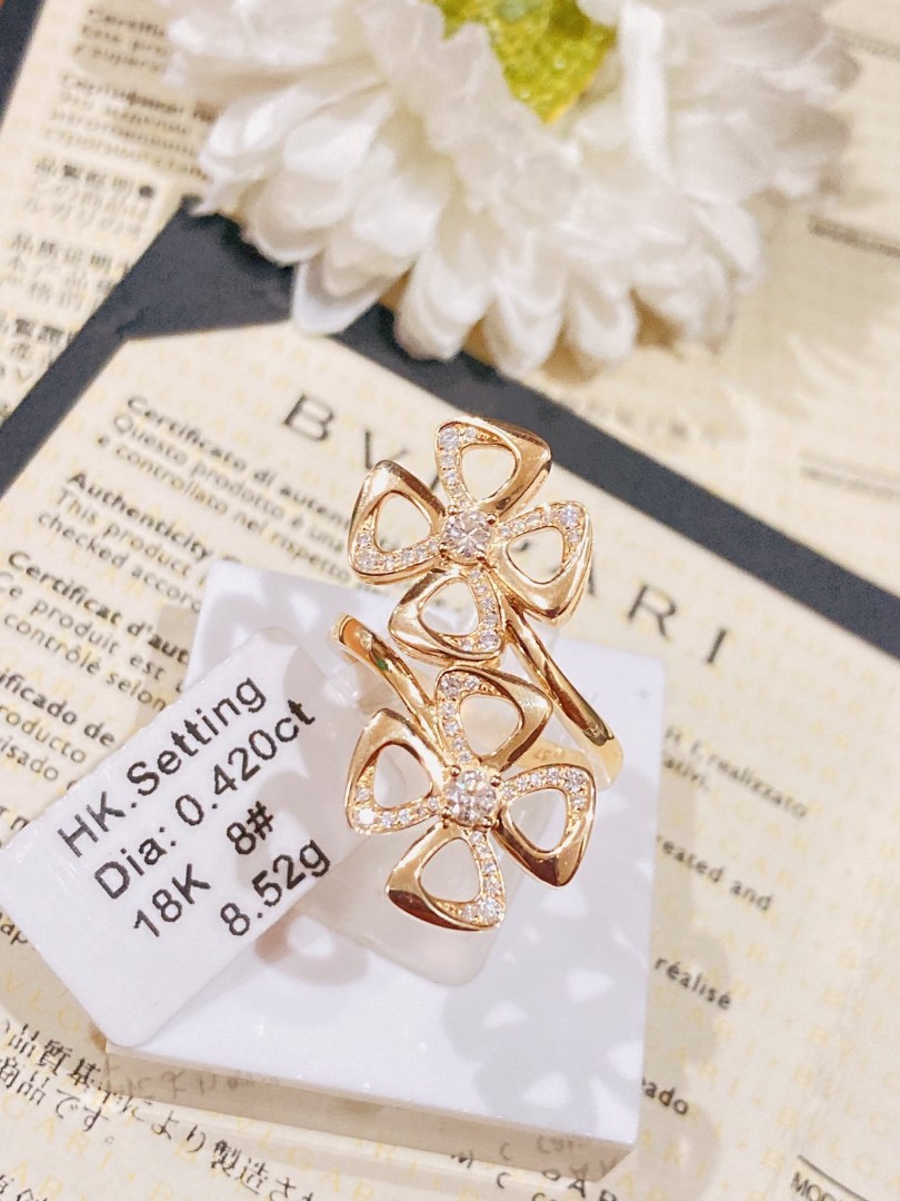 BVLGARI DIA RING 18K HK SETTING, Women's Fashion, Jewelry & Organizers ...