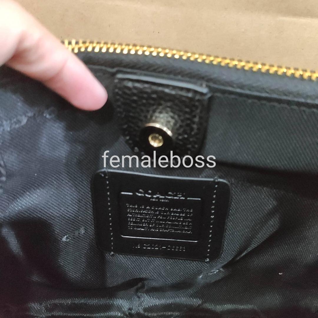 C6663 Coach Slim Turnlock Crossbody Black, Women's Fashion, Bags & Wallets, Cross-body Bags on ...