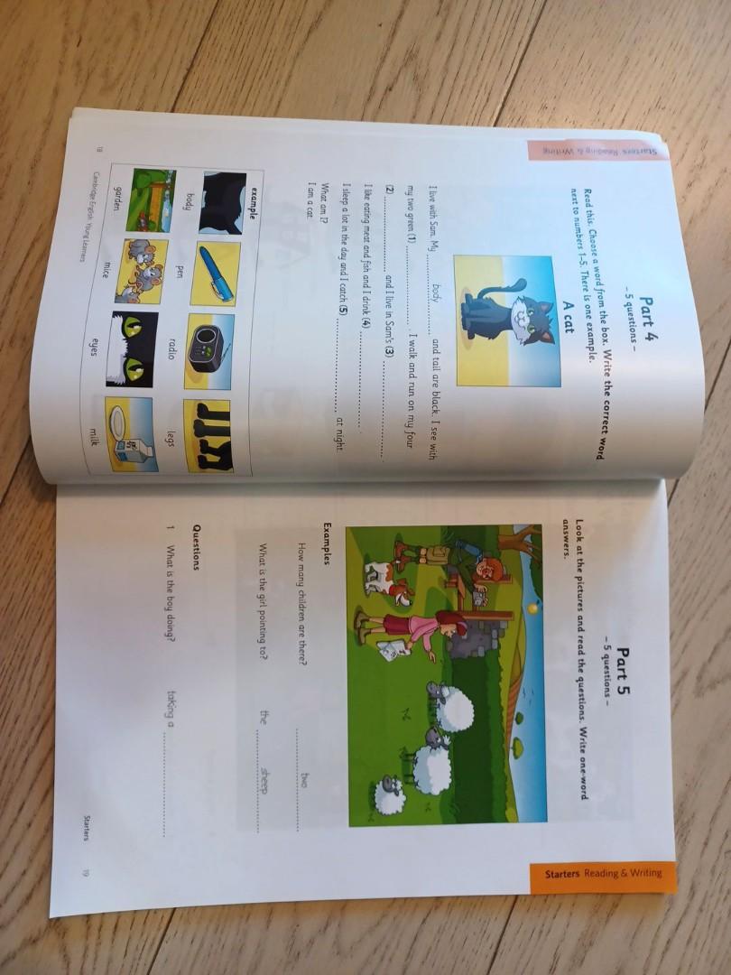 Cambridge English Young Learners YLE Sample Papers, 兒童＆孕婦用品, 嬰兒玩具 ...