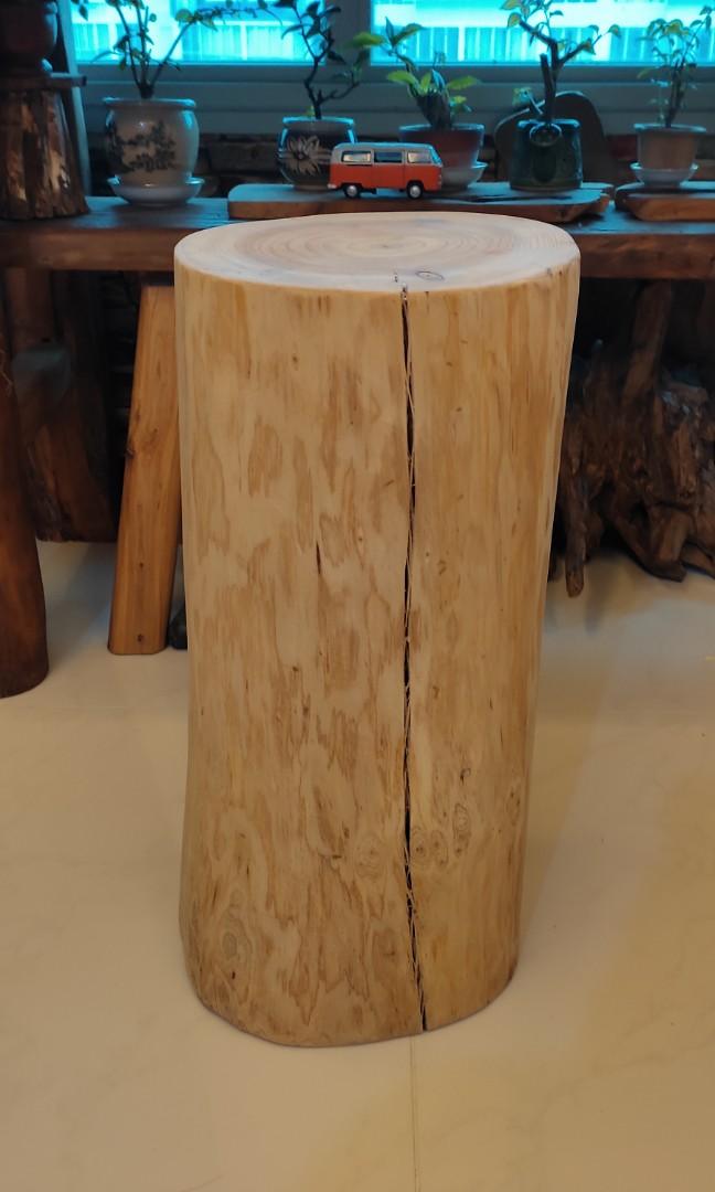 camphor tree stump, Furniture & Home Living, Furniture, Tables & Sets ...