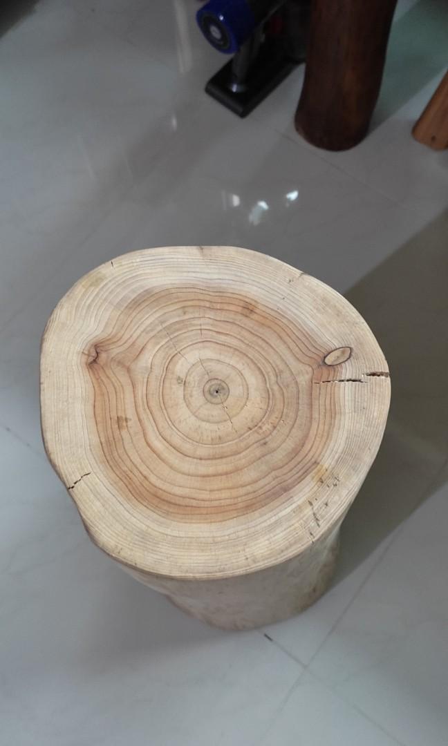 camphor tree stump, Furniture & Home Living, Furniture, Tables & Sets ...