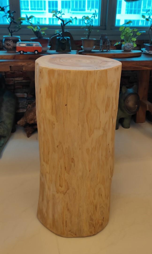 camphor tree stump, Furniture & Home Living, Furniture, Tables & Sets ...