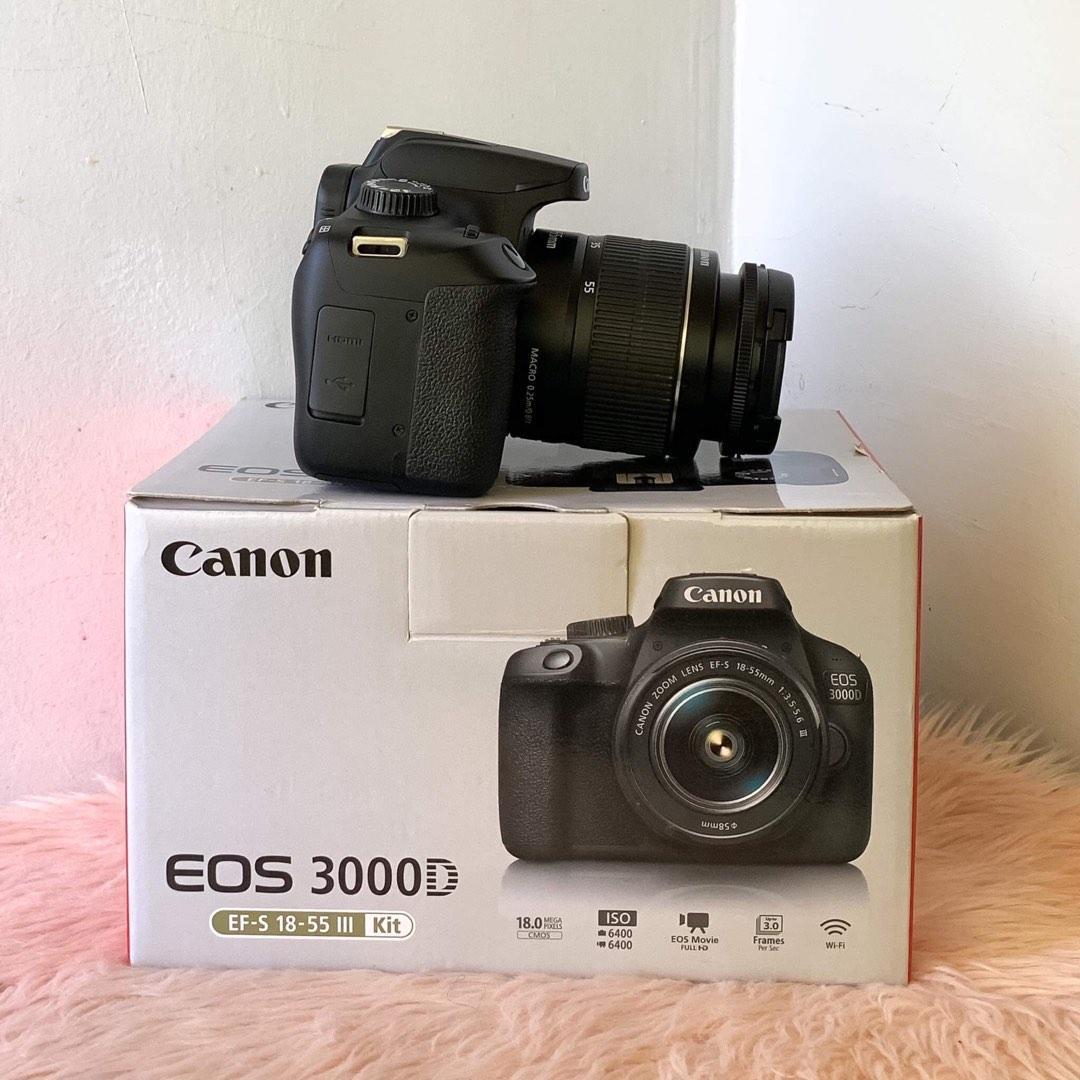 CANON 3000D, Photography, Cameras on Carousell