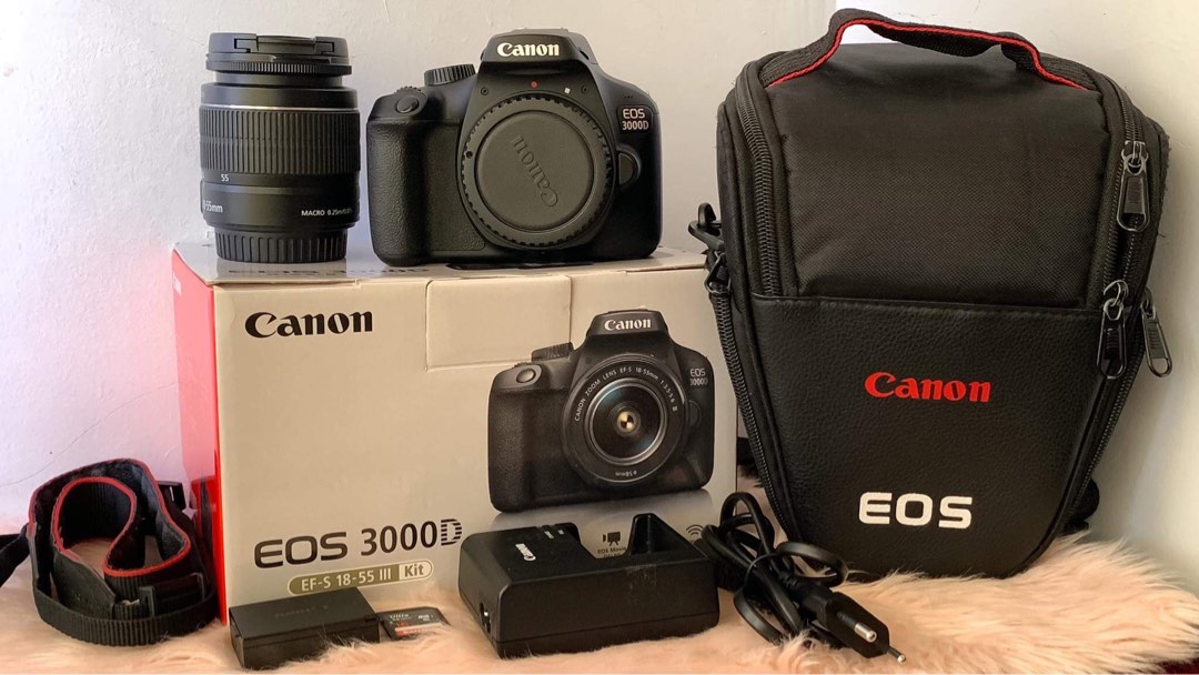 CANON 3000D, Photography, Cameras on Carousell