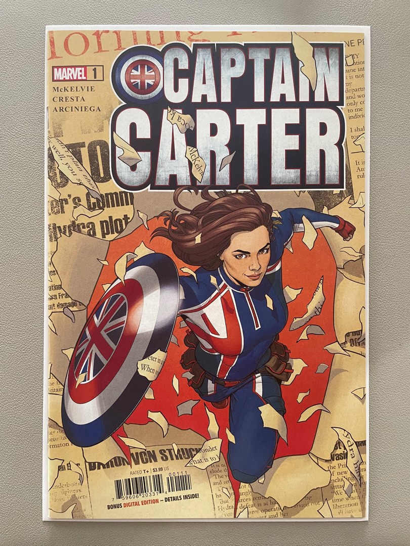 Captain Carter Comics #1, Hobbies & Toys, Books & Magazines, Comics ...