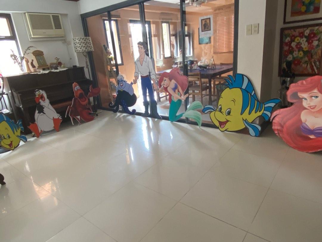 Complete Disney Little Mermaid Standees for sale, Hobbies & Toys ...