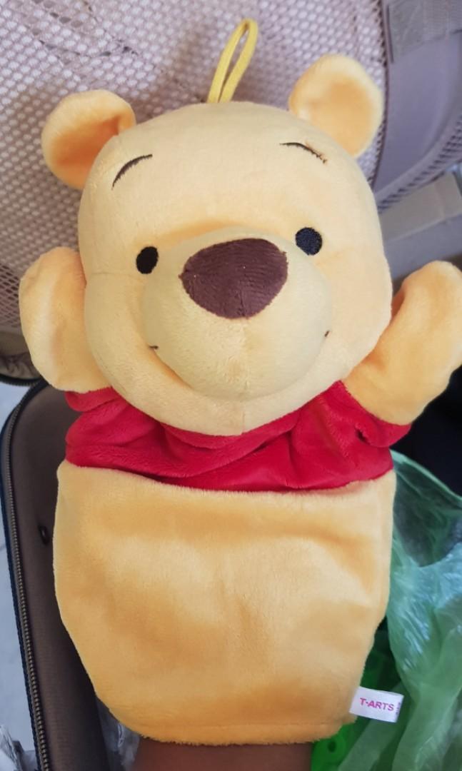 Cute Winnie the Pooh hand puppet, Hobbies & Toys, Toys & Games on Carousell