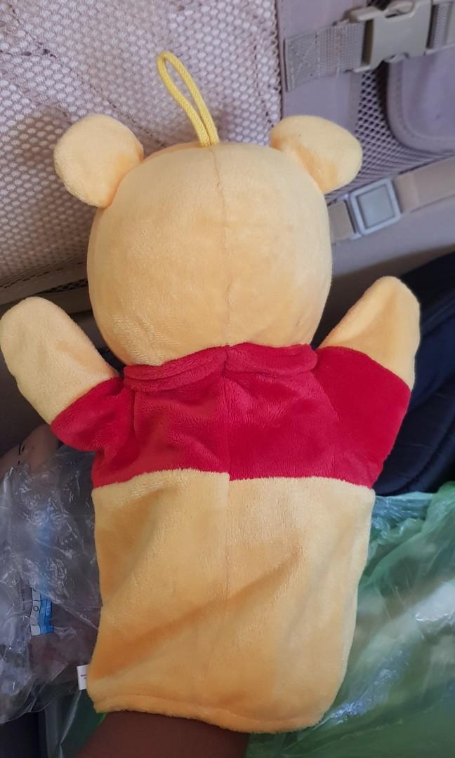 Cute Winnie the Pooh hand puppet, Hobbies & Toys, Toys & Games on Carousell