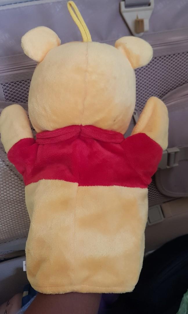 Cute Winnie the Pooh hand puppet, Hobbies & Toys, Toys & Games on Carousell