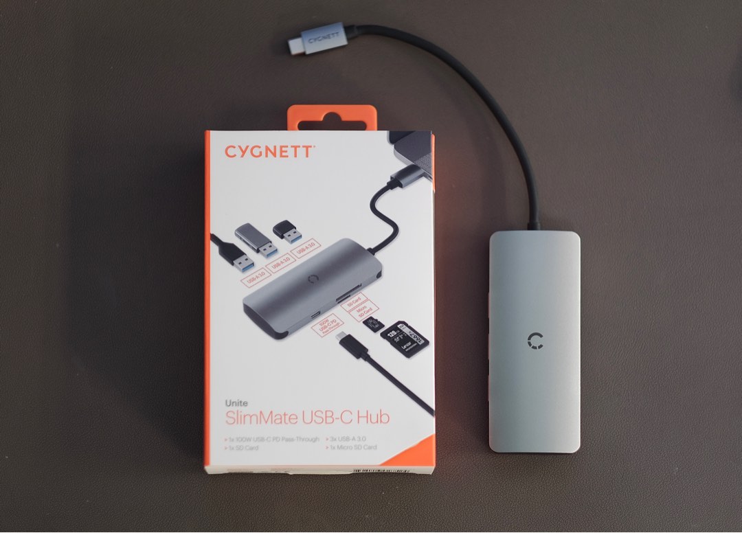 CYGNETT SlimMate USB-C 6-in-1 Hub with 2 years warranty!, Computers ...