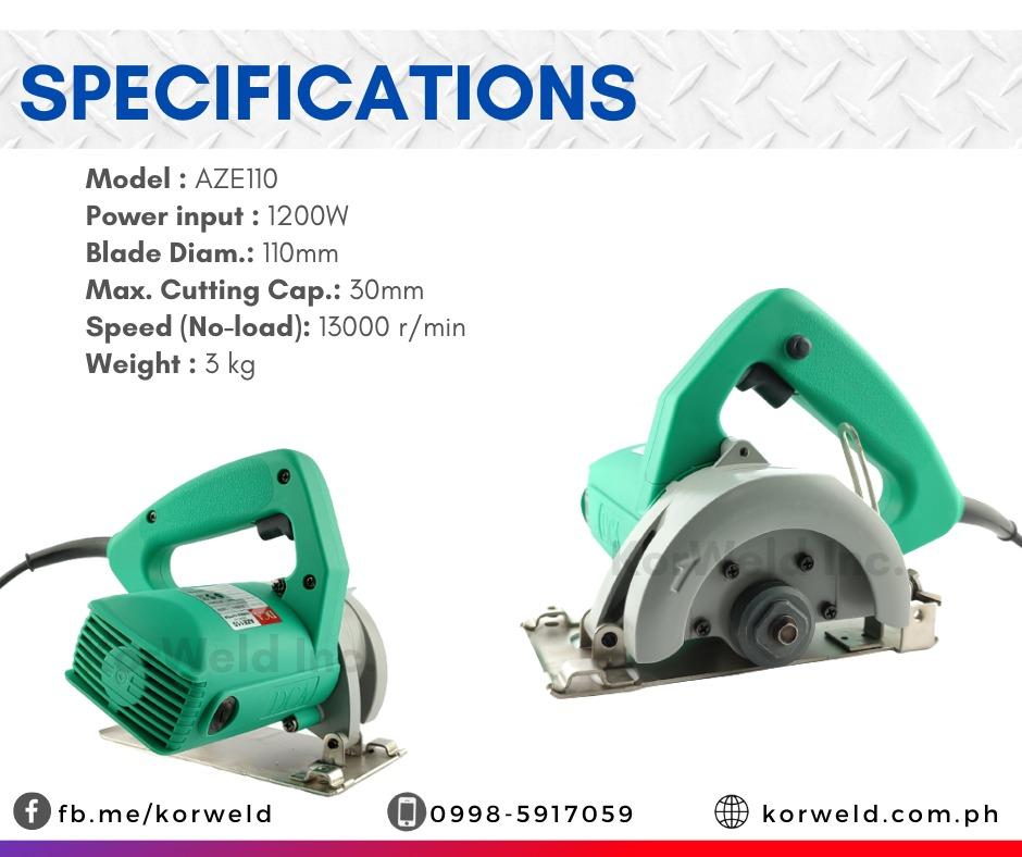 DCA Marble Cutter AZE110, Commercial & Industrial, Construction ...