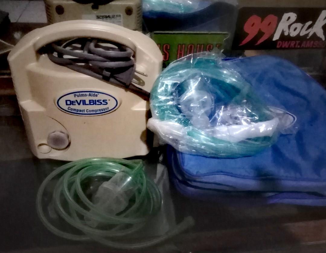 DEVILBISS COMPACT COMPRESSOR NEBULIZER, Health & Nutrition, Medical ...