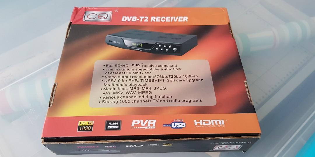 Digital TV set-top box DVB-T2 Receiver, TV & Home Appliances, TV ...