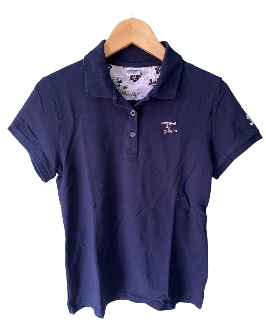 Disney Polo Shirt, Fesyen Pria, Pakaian , Atasan di Carousell