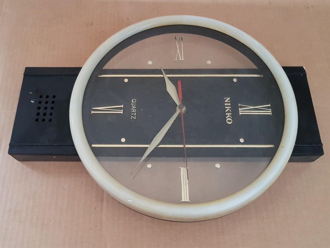 Exclusive Nikko Clock, Art Décor Design, Vintage Timer, Wall Display ...