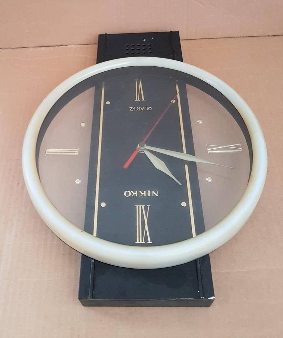 Exclusive Nikko Clock, Art Décor Design, Vintage Timer, Wall Display ...