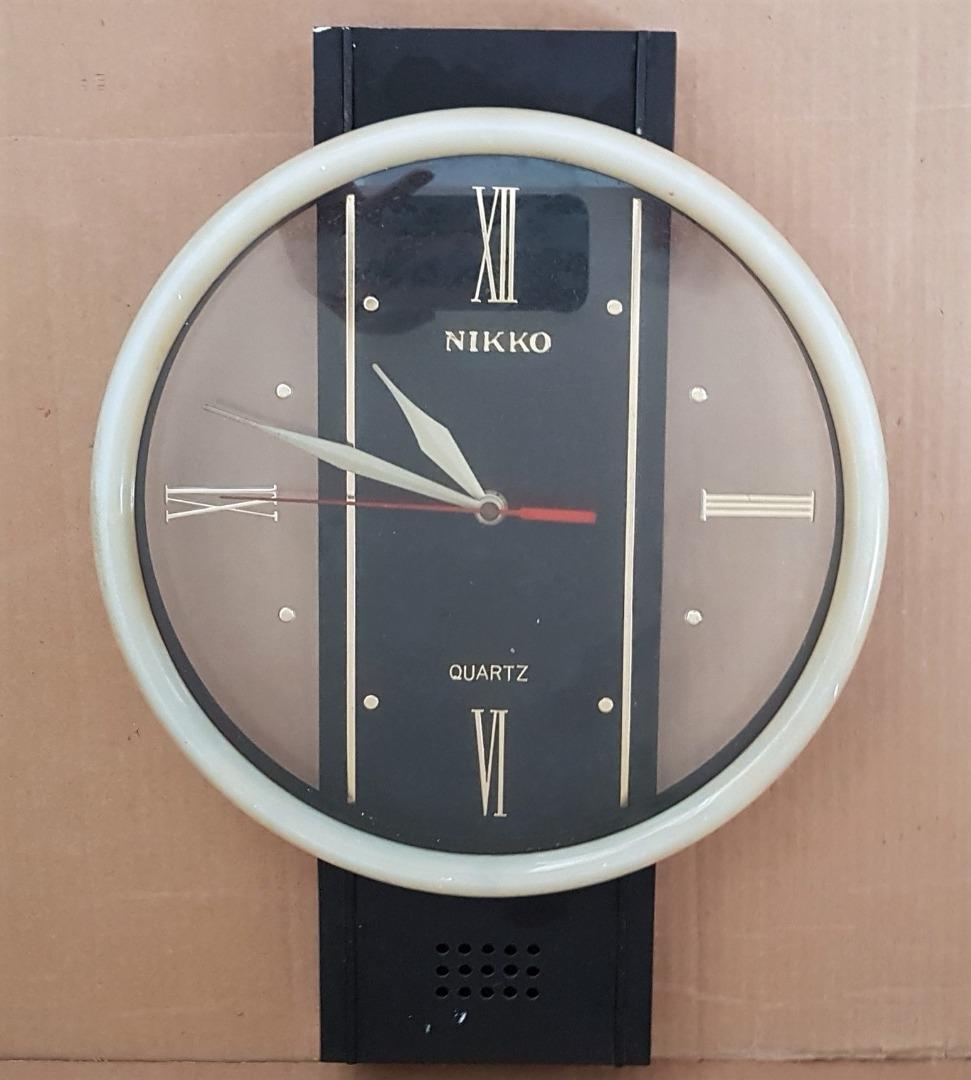 Exclusive Nikko Clock, Art Décor Design, Vintage Timer, Wall Display ...