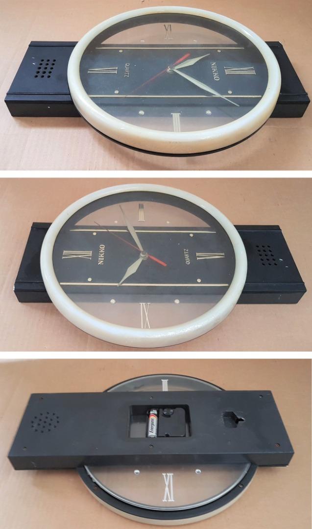Exclusive Nikko Clock, Art Décor Design, Vintage Timer, Wall Display ...