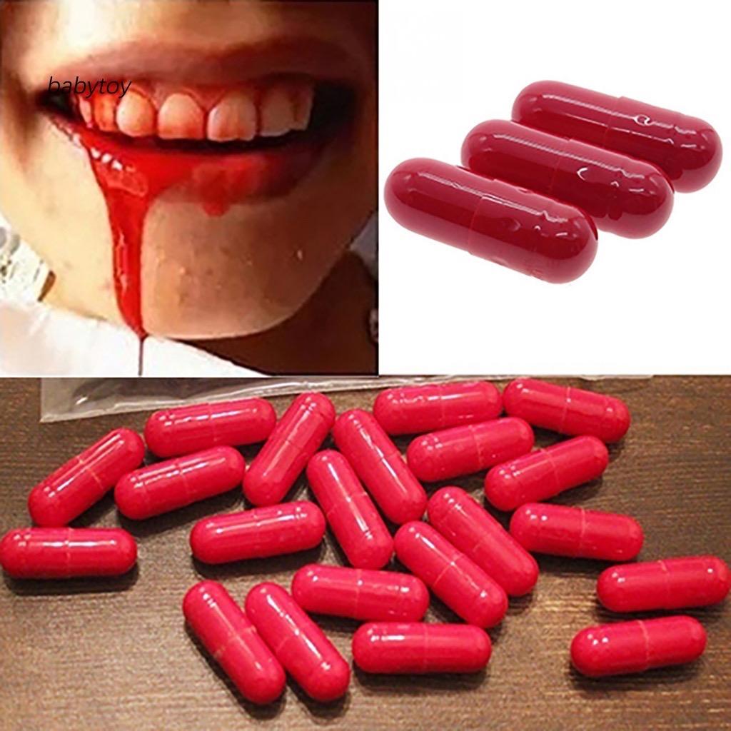 Fake blood capsules blood tube halloween props make up scary horror ...