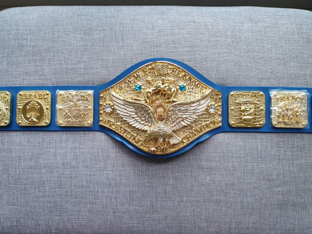 Fandu WWWF Heavyweight Gold Belt Replica (Imperfect), Everything Else ...