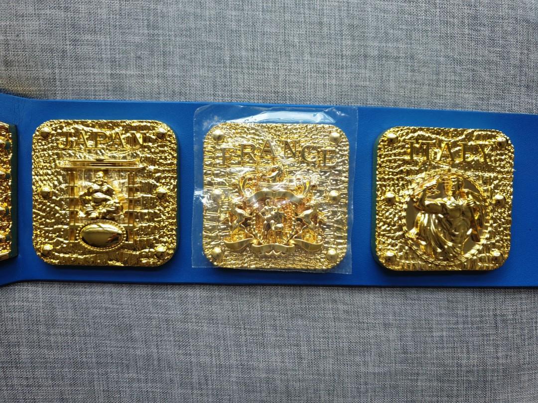 Fandu WWWF Heavyweight Gold Belt Replica (Imperfect), Everything Else ...