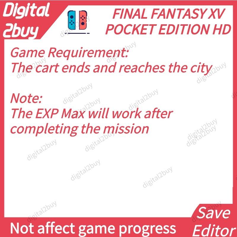 FINAL FANTASY XV POCKET EDITION HD Save Editor FF15 Save Modding, Video ...