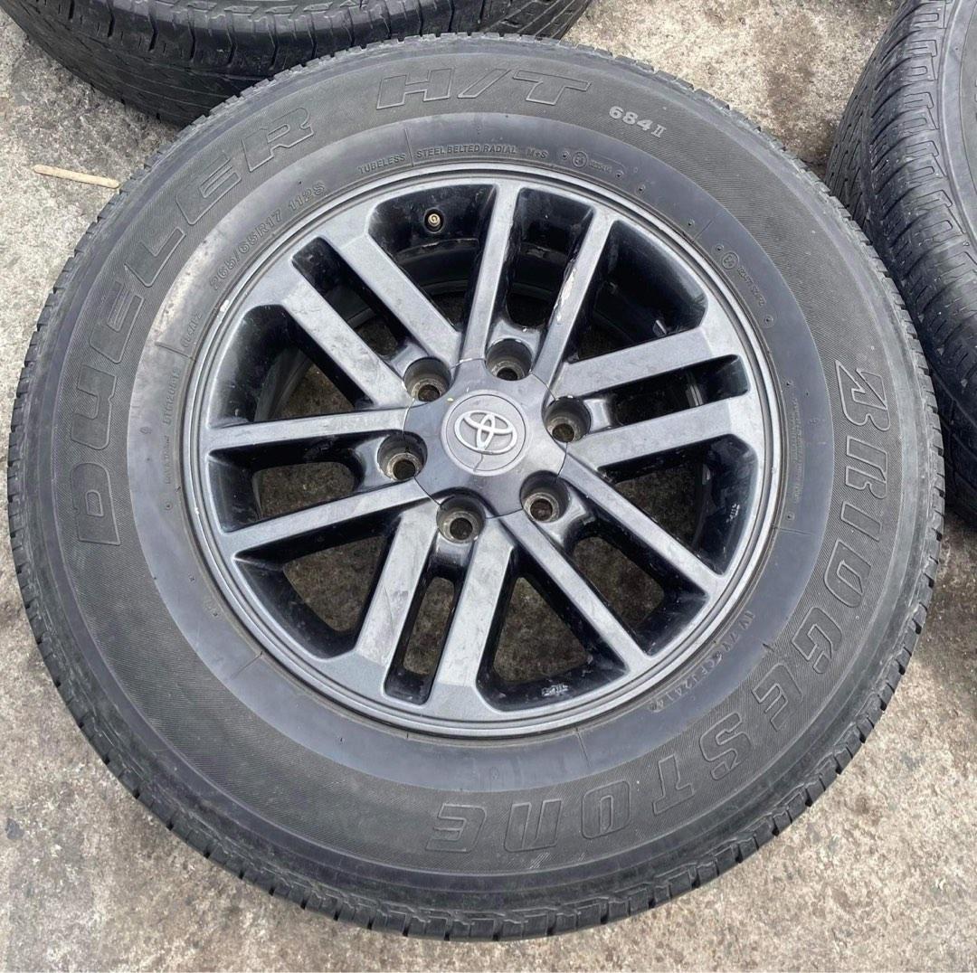 Fortuner Stock mags and tires, Car Parts & Accessories, Mags and Tires ...