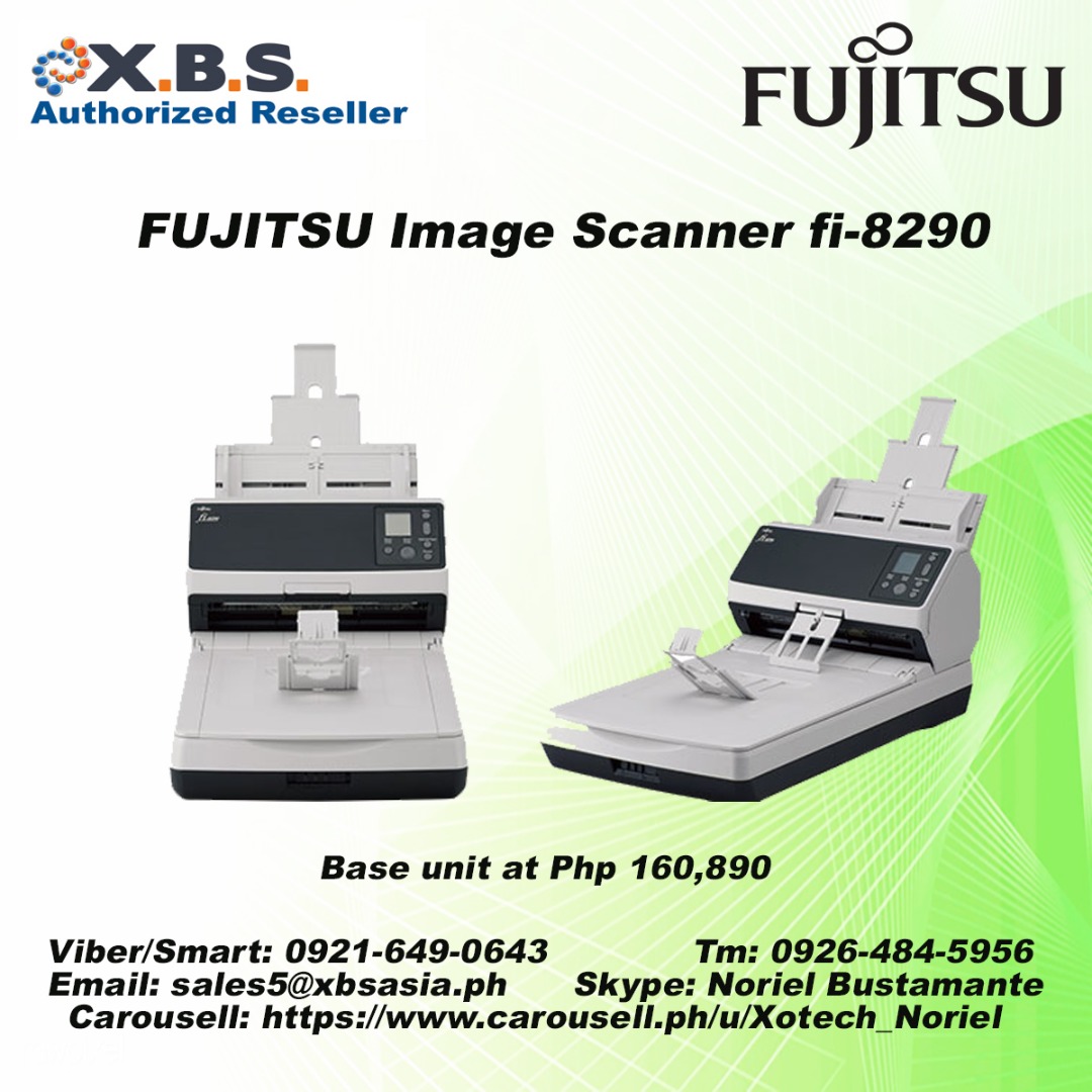 FUJITSU Image Scanner fi-8290, Computers & Tech, Office & Business ...