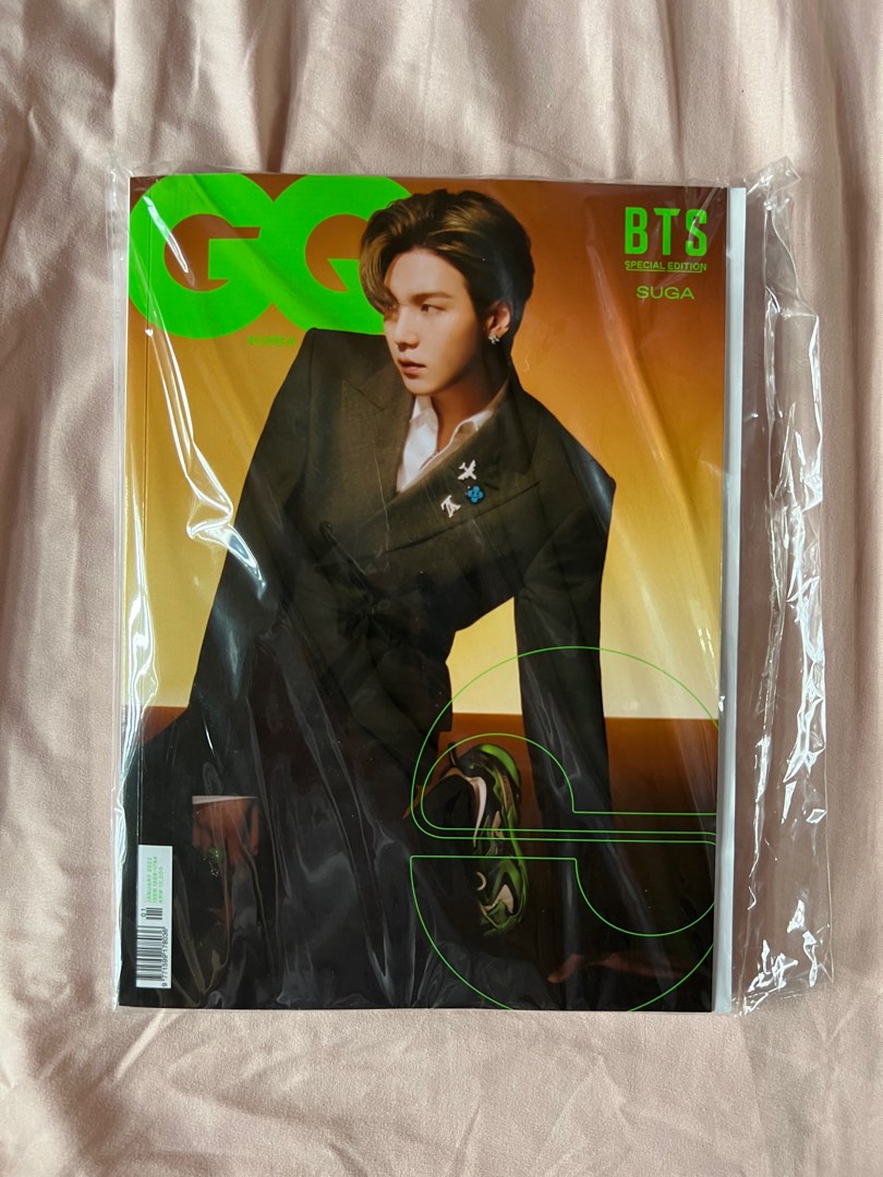 GQ Magazine Suga Yoongi Cover, Hobbies & Toys, Memorabilia & Collectibles, K-Wave on Carousell