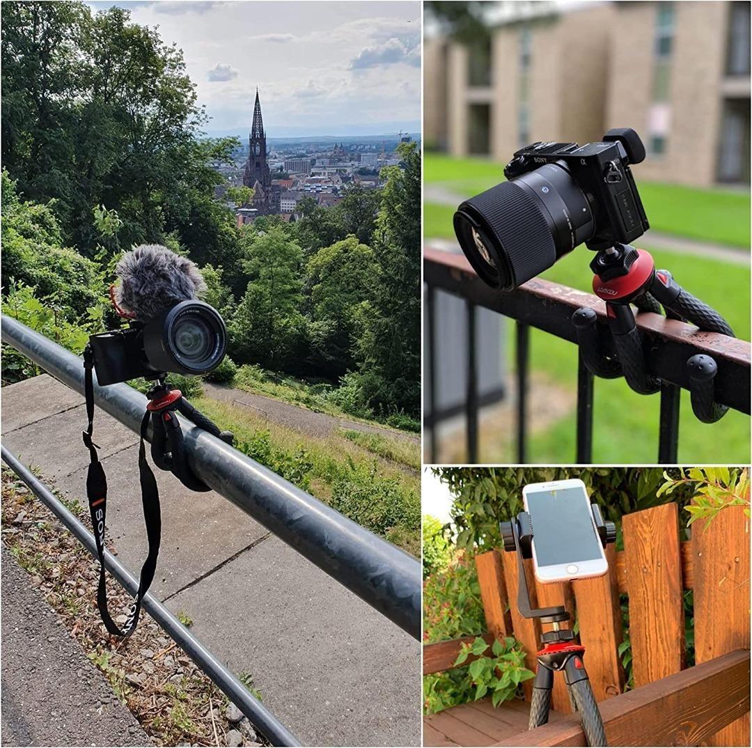H5068 Lammcou Flexible Camera Tripod Vlogging Bendable Travel Octopus ...