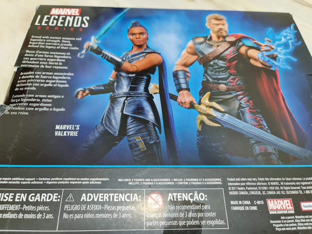 Hasbro Marvel Legends Thor Ragnarok Movie 2-Pack Thor and Valkyrie ...