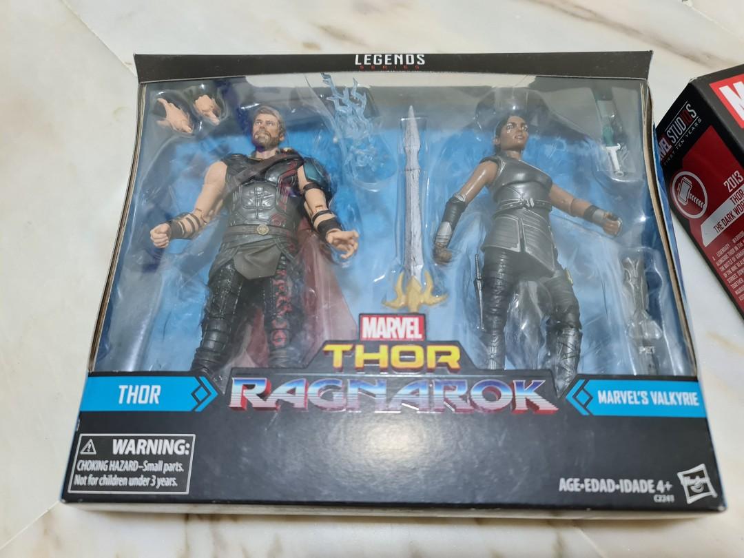 Hasbro Marvel Legends Thor Ragnarok Movie 2-Pack Thor and Valkyrie ...