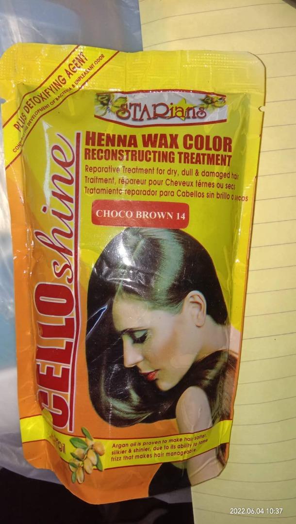 Henna Wax Color Reconstructing Treatment, Beauty & Personal Care, Hair ...
