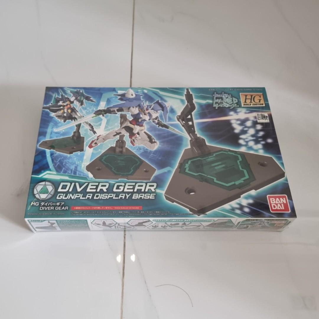 HG Gundam Diver Gear Gunpla Display Stand, Hobbies & Toys, Toys & Games ...