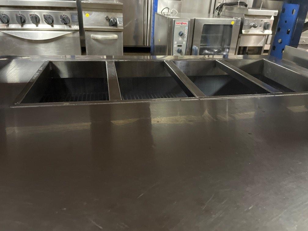 Hoshizaki 2 door open top counter chiller / salad bar counter chiller ...