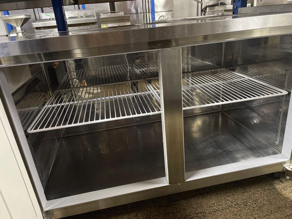 Hoshizaki 2 door open top counter chiller / salad bar counter chiller ...