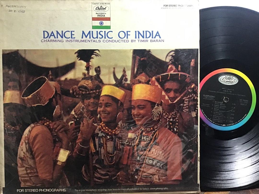 INDIAN RECORD Dance Music of India OOP VINTAGE VINYL Anubis Piring ...