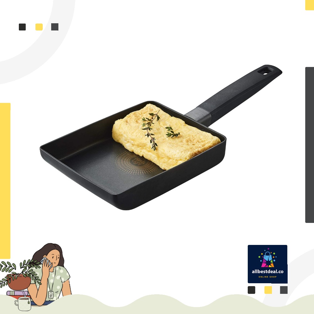 ~instock~ LOCK & LOCK Hard & Light Black Aluminum Cookware Square Egg ...