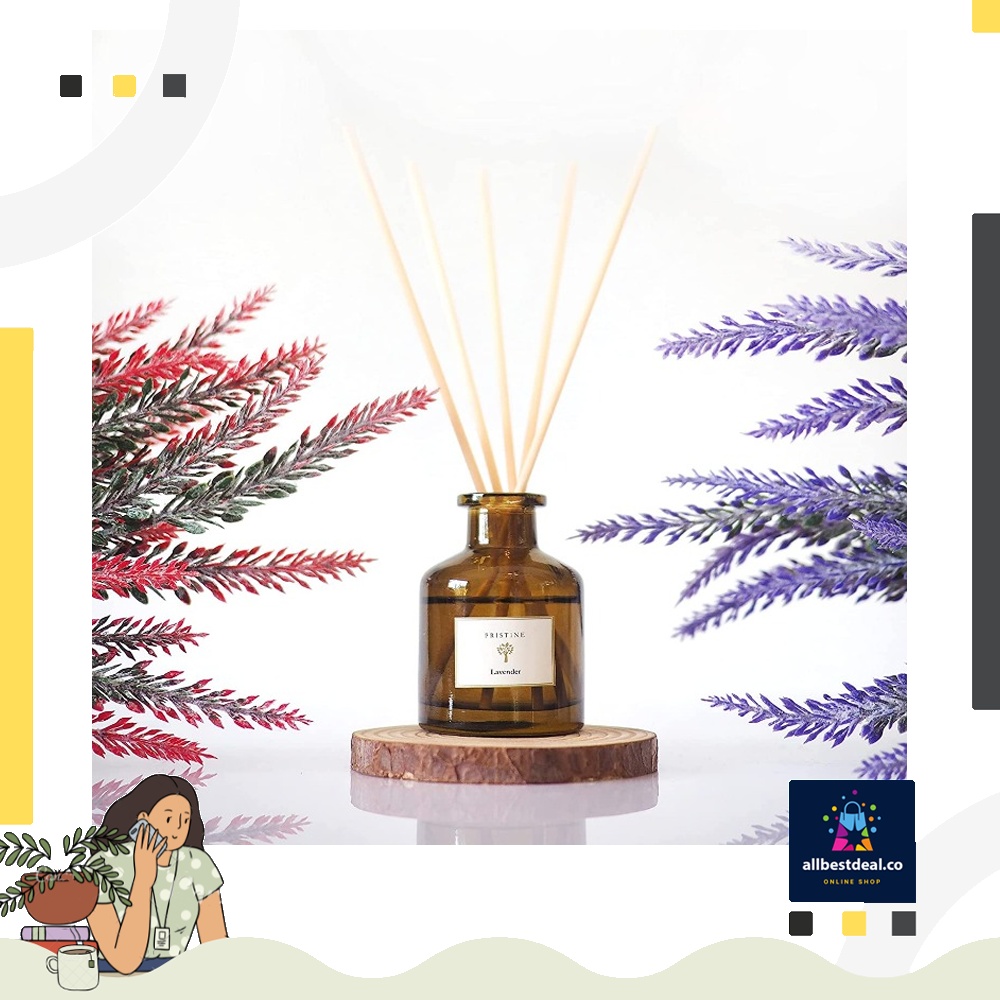 ~instock~ PRISTINE Lavender Reed Diffuser Set | Reed Oil Diffuser ...