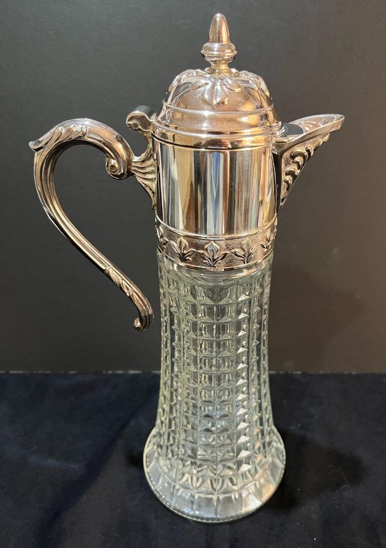 Italian-made Regal Silver Carafe Pitcher, Furniture & Home Living ...