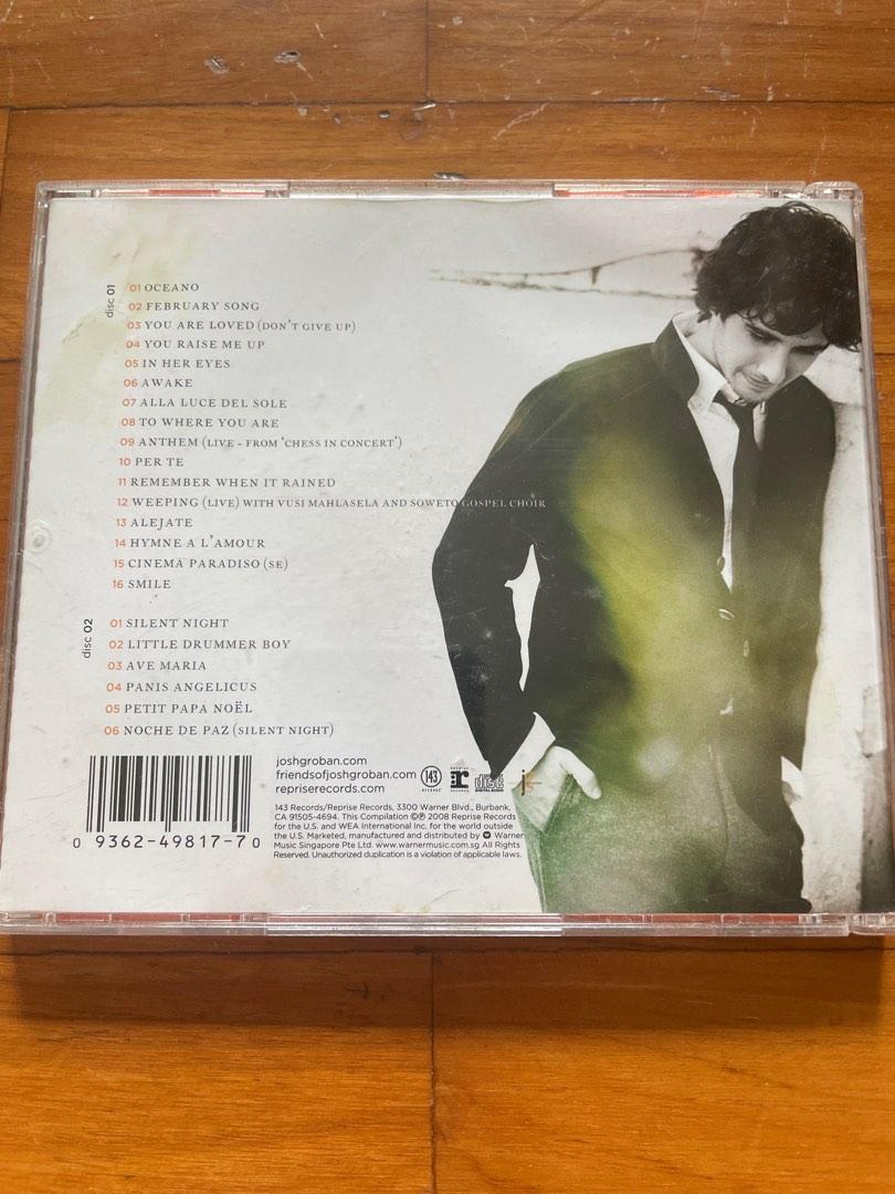 Josh Groban Greatest Hits (2 CD), Hobbies & Toys, Music & Media, CDs ...