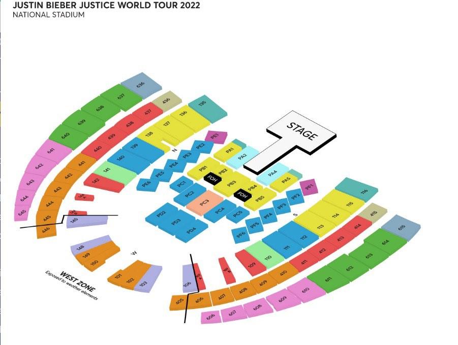 Justin Bieber JUSTICE World Tour 2022, Tickets & Vouchers, Event ...